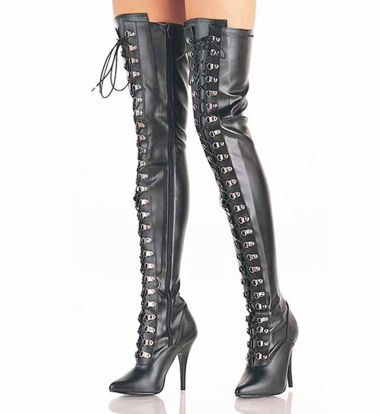 Extravaganter Overknee-Stiefel in Übergrößen | Größe 42-47